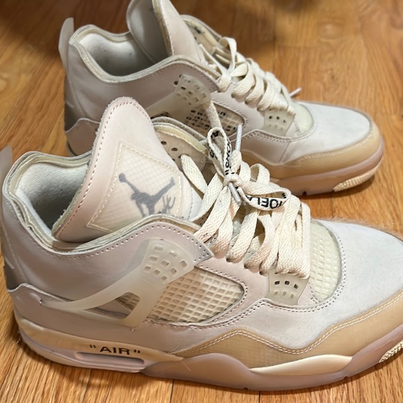 Jordan | Shoes | Off White Air Jordan 4 Sail | Poshmark